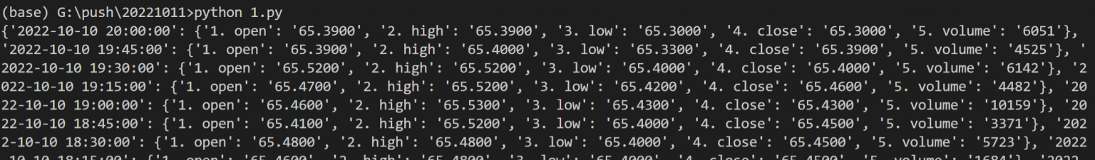 Alpha Vantage 获取实时美股及数字货币数据 Python 实用宝典